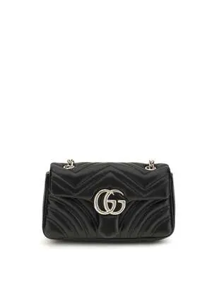 Gucci Gg Marmont Small Shoulder Bag - Black