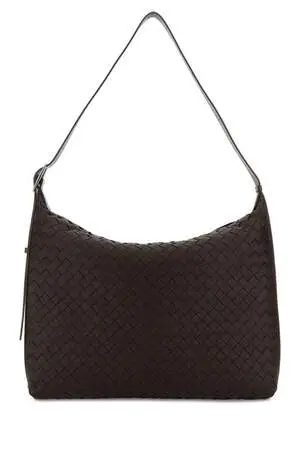Bottega Veneta Leather Traveller Shoulder Bag - Brown
