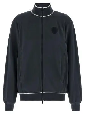 Brunello Cucinelli Heraldic Patch Sweatshirt - Blue