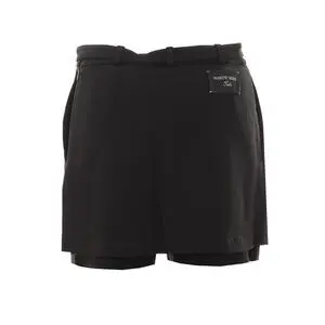 MARINE SERRE Belted Shorts