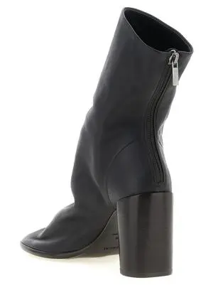 LEMAIRE Glove Ankle Boots - Brown