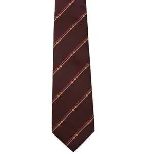 Gucci Silk Diagonal-stripe Pattern Neck Tie - Red