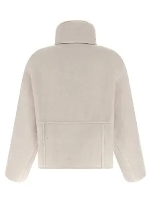 Brunello Cucinelli Cropped Coat - Gray