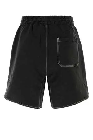 Amiri Linen Blend Bermuda Shorts