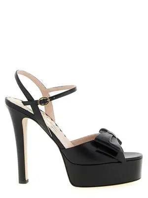 Valentino Garavani Bowow' Sandals - Black