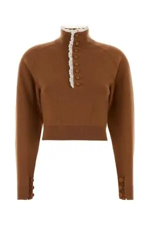 Chloé Wool Sweater - Brown