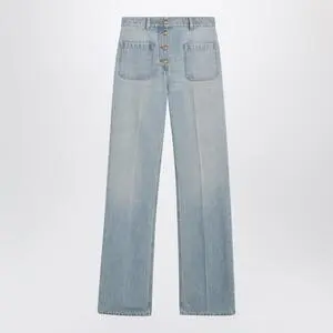 Valentino Garavani Contrast Stitching Jeans For Women