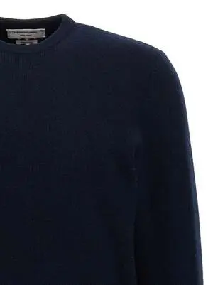Thom Browne Rwb Intarsia Wool Sweater - Blue