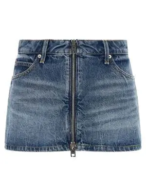 Alexander Wang Denim Skort - Blue