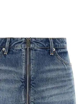 Alexander Wang Denim Skort - Blue