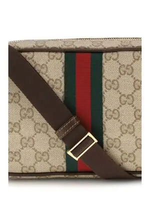 Gucci Gg Shoulder Bag With Web Stripe