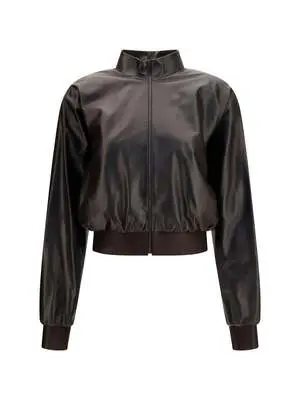 Gucci Soft Nappa Bomber Jacket - Brown