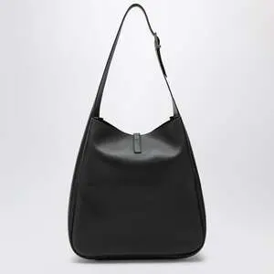 Saint Laurent Hammered Calfskin Le 5 À 7 Shoulder Bag - Black