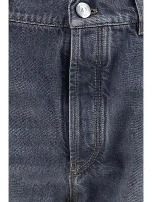 Brunello Cucinelli Straight-leg Turn-up Jeans - Gray