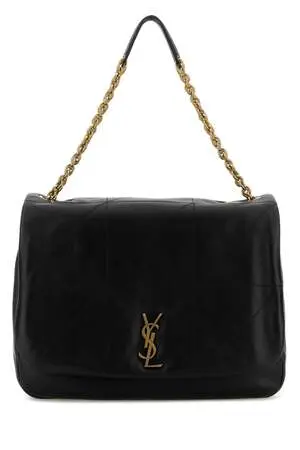 Saint Laurent Leather Jamie Shopping Bag - Black