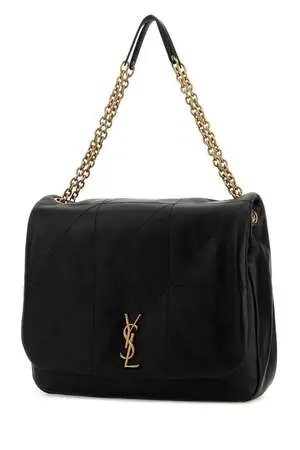 Saint Laurent Leather Jamie Shopping Bag - Black