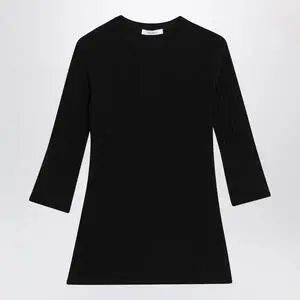 Max Mara Ribbed Crewneck Sweater - Black