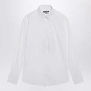 Dolce & Gabbana Martini Cotton Poplin Shirt - White