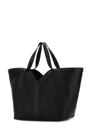 Saint Laurent Leather Y Shopping Bag - Black