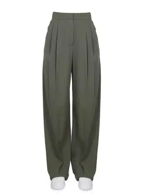 Alexander McQueen Wide Leg Pants - Green