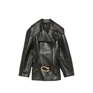 Gucci Jackets Leather Jackets - Black