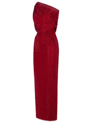 SELF-PORTRAIT Burgundy Polyester Dress