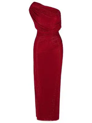 SELF-PORTRAIT Burgundy Polyester Dress - Multicolor