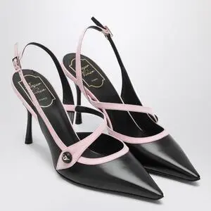 ROGER VIVIER Leather Slingback Pumps