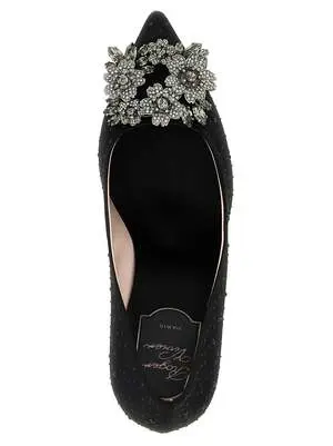 ROGER VIVIER Efflorescence Satin Pumps