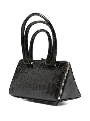 Attico Mini Friday Bag With Crocodile Effect