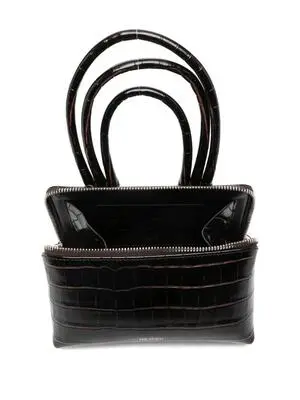 Attico Mini Friday Bag With Crocodile Effect