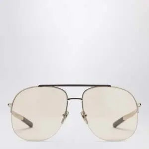 Gucci Gold Navigator Sunglasses - Silver