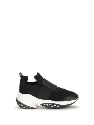 ROGER VIVIER Viv Run Sneakers - Black