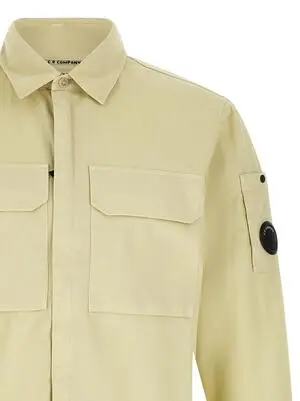 C.P. COMPANY Lens' Overshirt - Cream