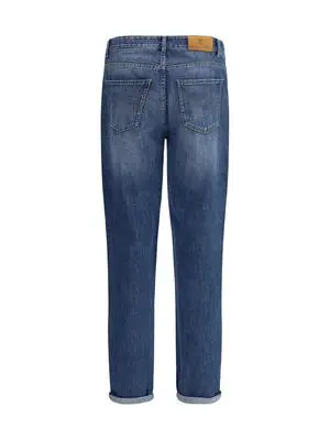 Brunello Cucinelli Cuffed Jeans - Blue