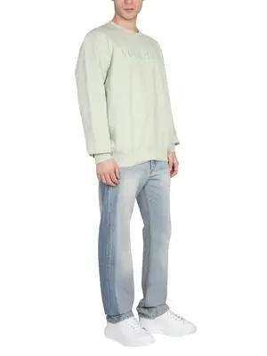 Alexander McQueen Embroidered Logo Sweatshirt - Green