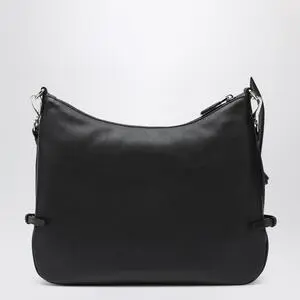 Prada Fold Large Leather Bag - Black