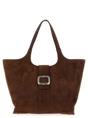 ROGER VIVIER Medium 'viv' Choc' Shopping Bag - Brown