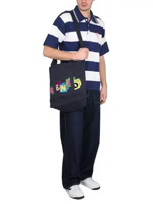 Kenzo Polo Shirt 'nautical Stripes - Blue