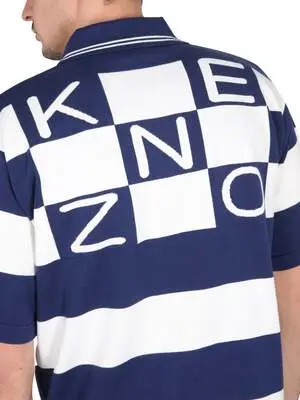 Kenzo Polo Shirt 'nautical Stripes - Blue