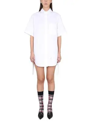 Thom Browne Mini Chemiser Dress - White