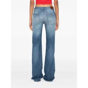 Gucci Denim Flared Jeans - Blue