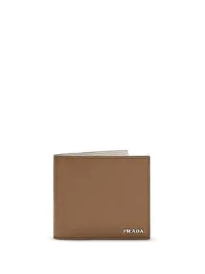 Prada Leather Wallet - Cream