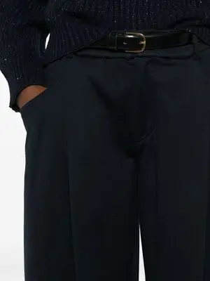 Brunello Cucinelli Cotton And Silk Blend Trousers