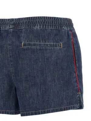 Valentino Garavani Chambray Denim Shorts