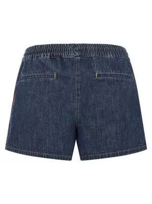 Valentino Garavani Chambray Denim Shorts - Blue