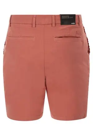 BOSS Stretch Cotton Chino Shorts In Modern Regular Fit