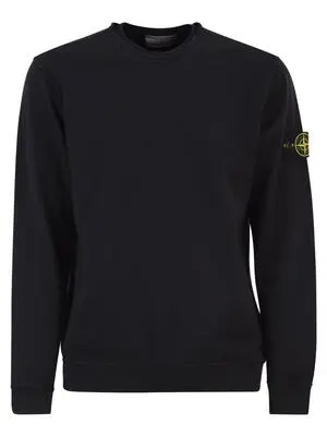 Stone Island Regular Fit Crew Neck Sweatshirt - Blue