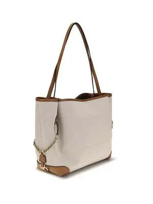 Chloé Clover Tote Bag In Canvas