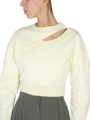 Alexander McQueen Cropped Sweatshirt